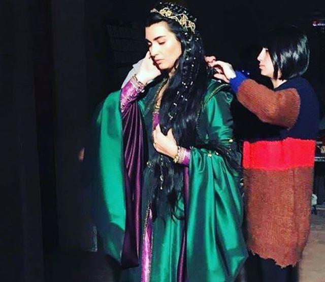Tuba Büyüküstün 'Mara Hatun' oldu! İşte o görüntüler... - Magazin ...