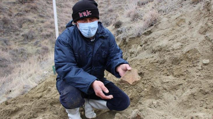 Son dakika... Amasya'da köylüler tesadüfen buldu! Fil veya mamuta ait ...