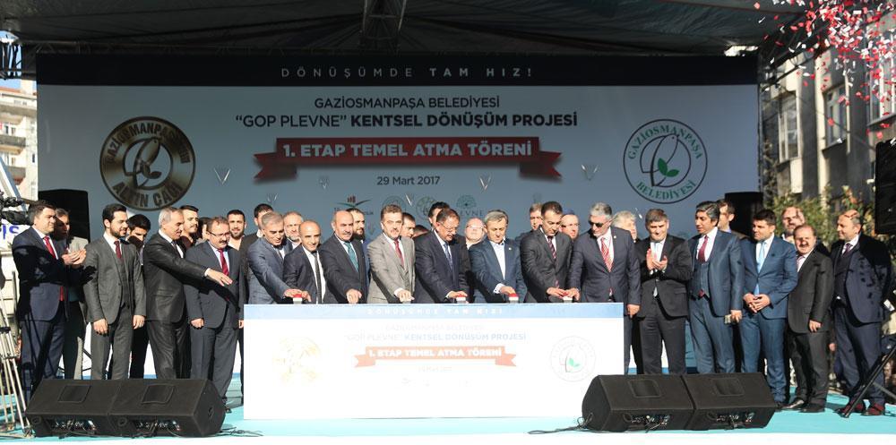 GOP Plevne'de Temeller Atıldı - Milliyet Emlak