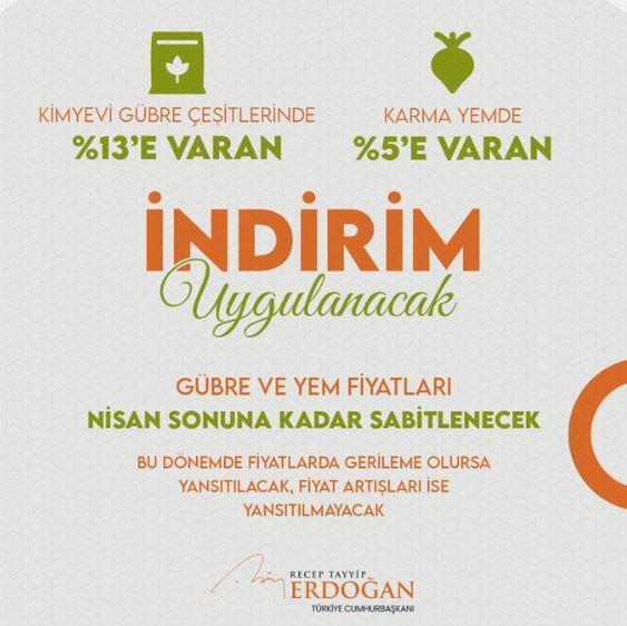 GÜBRE VE YEM FİYATLARINDA İNDİRİM: Gübre ve karma yem ne kadar oldu ...