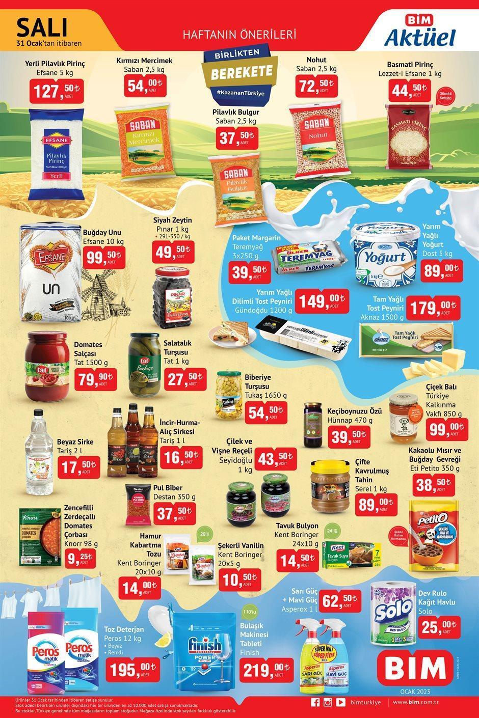 BİM YENİ KATALOG YAYIMLANDI! 27 OCAK BİM aktüel kataloğunda bu hafta hangi ürünler satışa ...