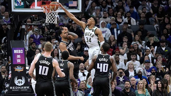 Giannis Antetokounmpo yıldızlaştı! Milwaukee Bucks liderliğini sürdürdü ...