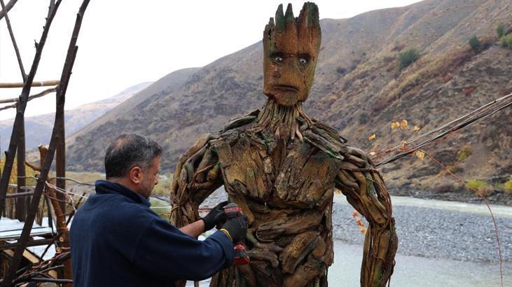 HABERLER: Ağaç kökü ve dallarını sanat eserine dönüştürüyor! - Son ...