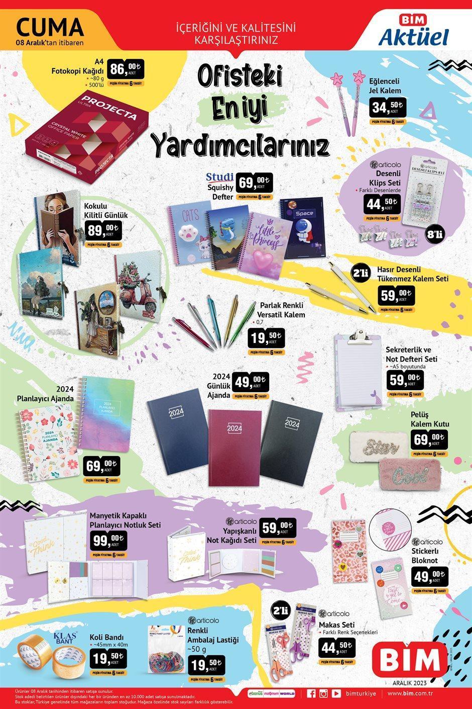BİM 8 ARALIK CUMA AKTÜEL KATALOG 🛒 BİM Market'de bu hafta Cuma hangi ...