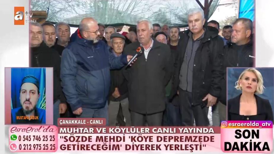 GÖZLER CANLI YAYINDA 📺 Esra Erol'daki sözde mehdi Mustafa Çabuk hoca ...