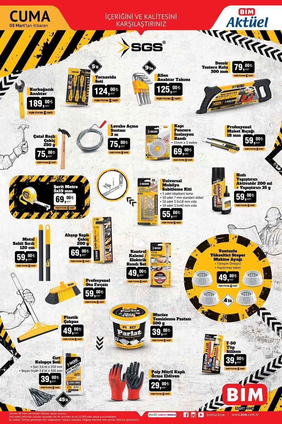 BİM 8 MART CUMA AKTÜEL KATALOĞU 🛒 BİM Market'de bu hafta Cuma hangi ...