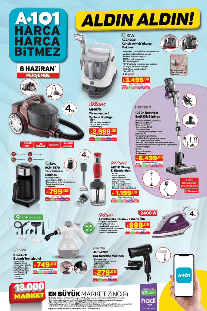 BUGÜNKÜ A 101 AKTÜEL KATALOG 🛒 6 Haziran 2024 a101 aktüel ürünler kataloğu