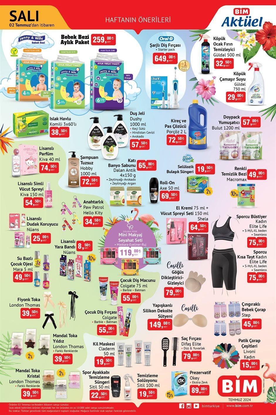 HAZİRAN SON BİM KATALOĞU SATIŞTA! BİM 28 Haziran Cuma aktüel kataloğunda bugün hangi ürünler ...