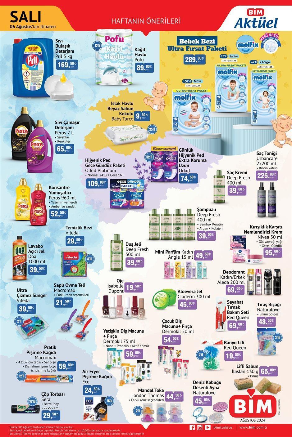 AĞUSTOS AYI İLK BİM KATALOĞU 📌 BİM 2 Ağustos aktüel kataloğunda bu hafta hangi ürünler var? 4'lü ...