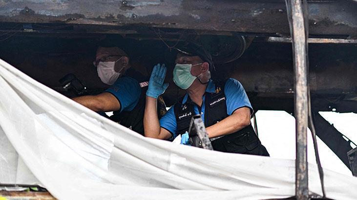 Tayland'da öğrencilerin yanarak öldüğü otobüsün şoförü gözaltında - Son ...