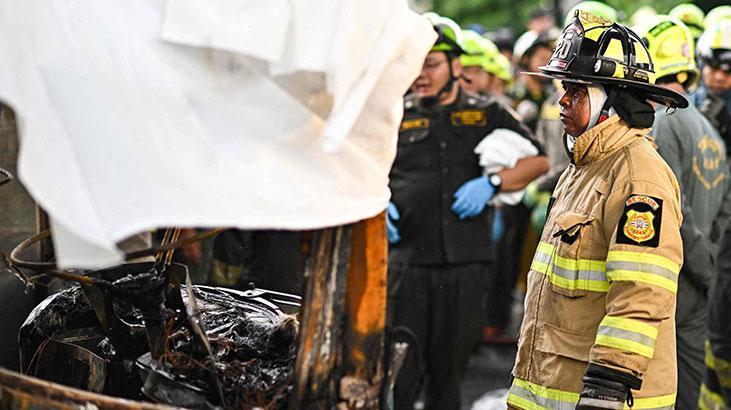 Tayland'da öğrencilerin yanarak öldüğü otobüsün şoförü gözaltında - Son ...