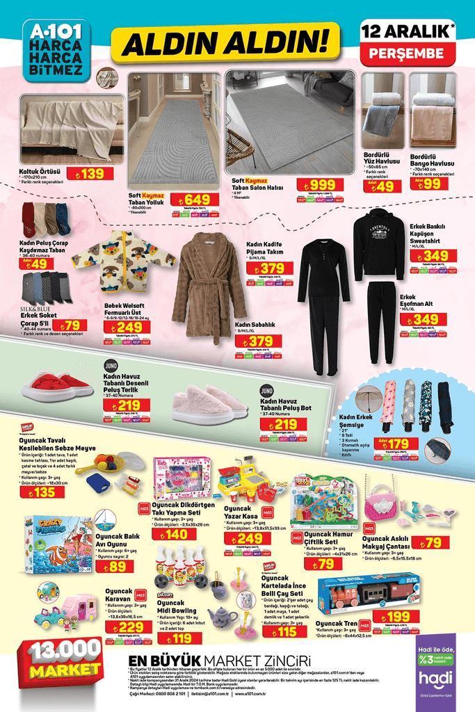 BUGÜN SATIŞTA! 💥 A101 ALDIN ALDIN 12 ARALIK AKTÜEL KATALOG | A101 Aldın ...