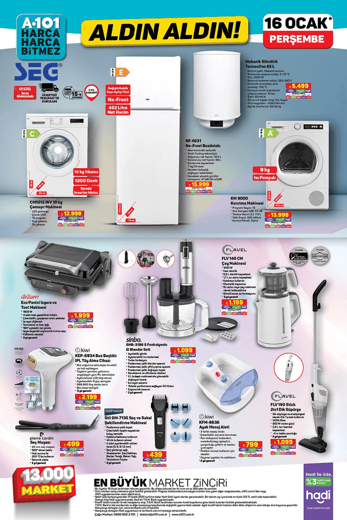 A101 16 OCAK 2025 KATALOĞU ÇIKTI! Bu hafta A101 katalog indirimli ...