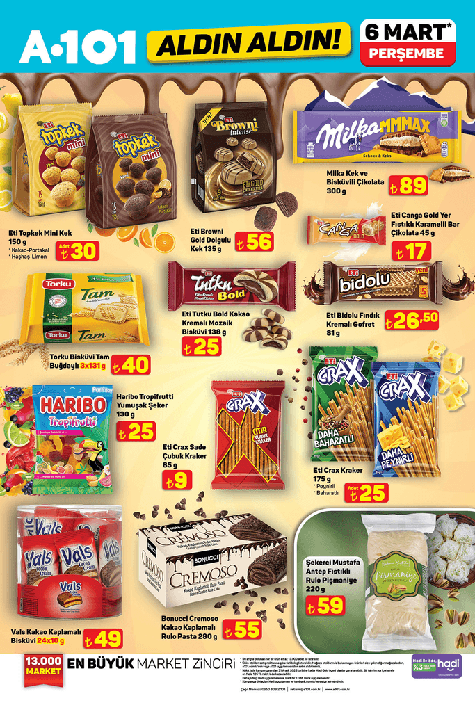 MART AYI İNDİRİM RÜZGARI A101 MARKET 🛒 A101 Aldın Aldın 6 Mart Perşembe aktüel kataloğunda hangi ...