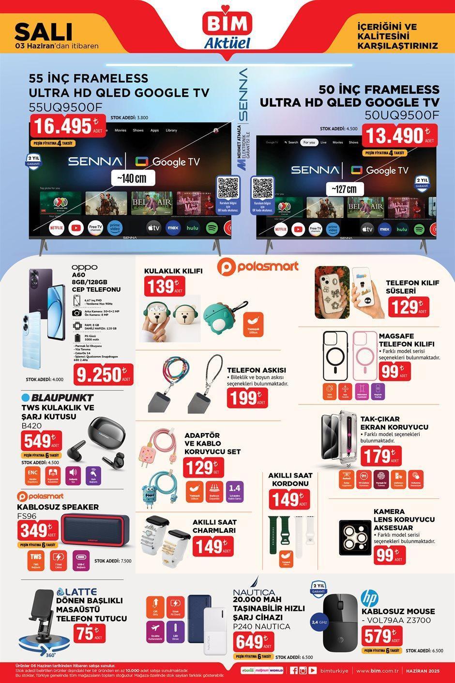 BUGÜN RAFLARDA SATIŞA ÇIKTI! BİM 3 Haziran Salı aktüel kataloğunda ...