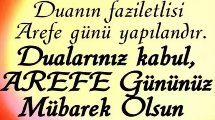 EN YENİ AREFE GÜNÜ MESAJLARI & SÖZLERİ 2025: Arkadaşa, akrabalara ...