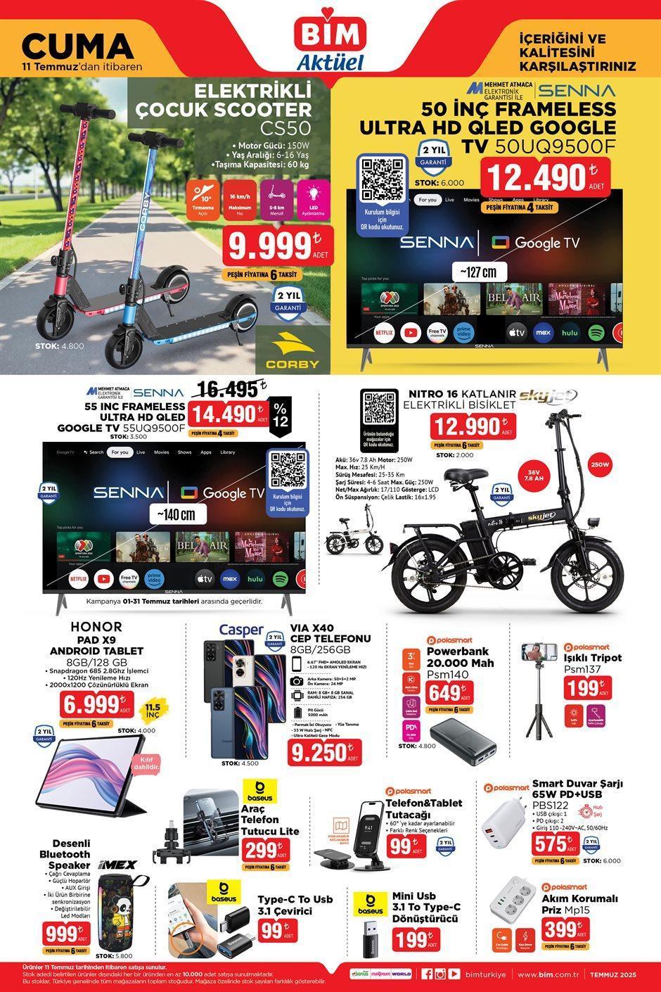 YARIN RAFLARDA SATIŞTA! BİM 11 TEMMUZ AKTÜEL KATALOĞU | 11 Temmuz BİM ...
