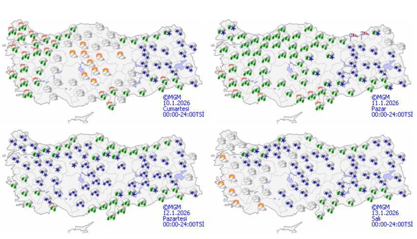 AKOM UYARDI! İSTANBUL'A KAR YAĞACAK MI, NE ZAMAN YAĞACAK? Hafta sonu ...