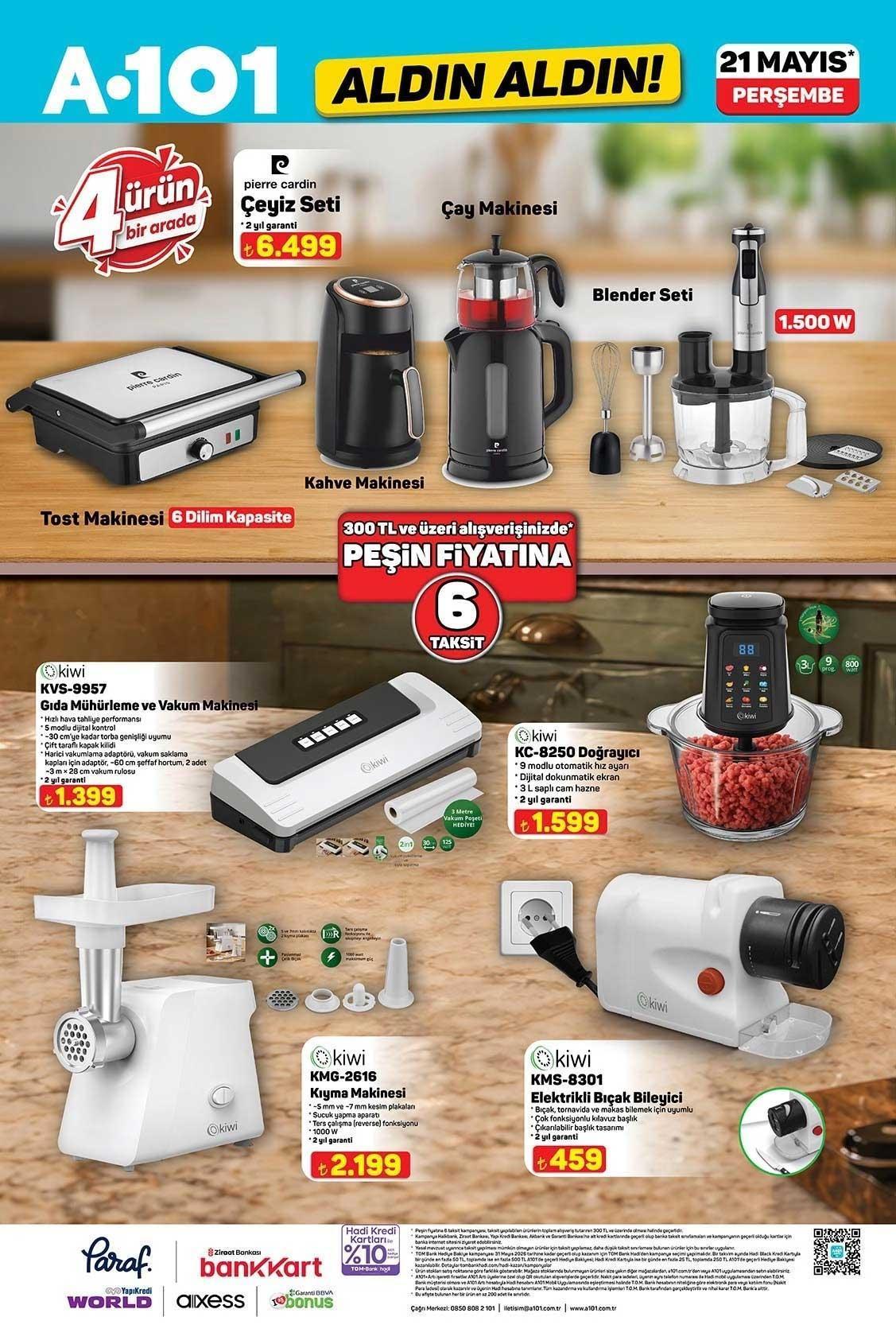 YENİ HAFTANIN A101 AKTÜEL KATALOGLARI | A101 Aldın Aldın 21 Mayıs ...