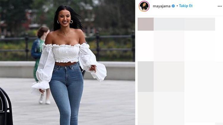 Galatasaray - Rangers öncesi ortalığı karıştıran kadın: Maya Jama ...