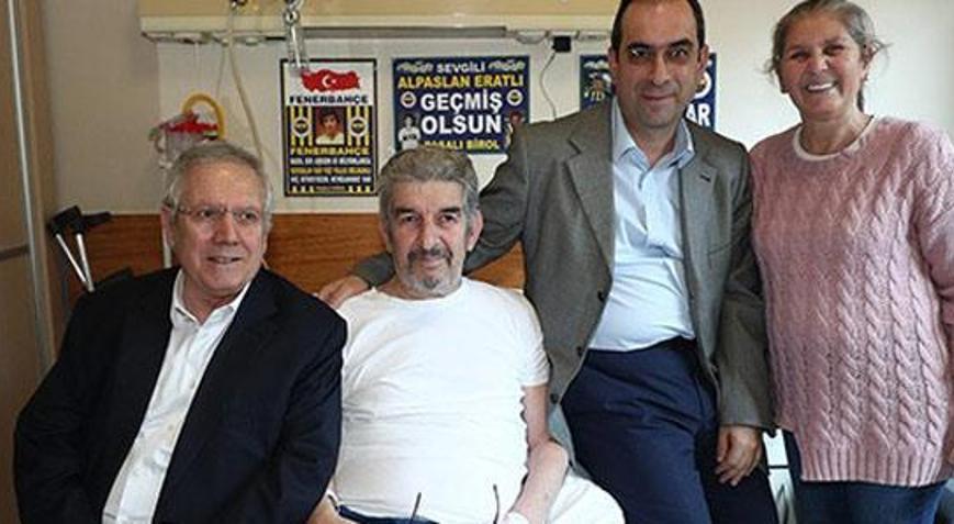 Aziz Yıldırım'dan Alpaslan Eratlı'ya geçmiş olsun ziyareti - Futbol ...