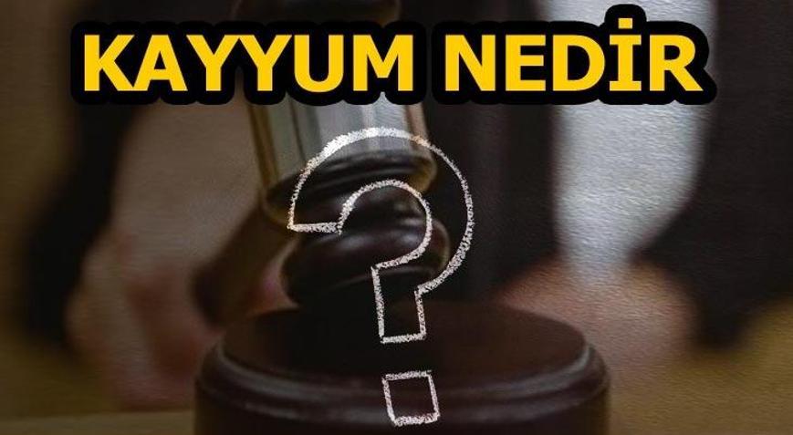 Kayyum Nedir? Kayyum Ne Demektir? Tdk'ya Göre Kayyumluk Ne Anlama Gelir?