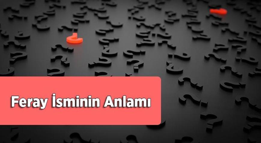 Feray İsminin Anlamı Nedir? Feray Ne Demek, Hangi Anlama Gelir? - En ...