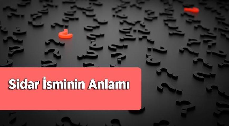 Sidar İsminin Anlamı Nedir? Sidar Ne Demek, Hangi Anlama Gelir? - En ...