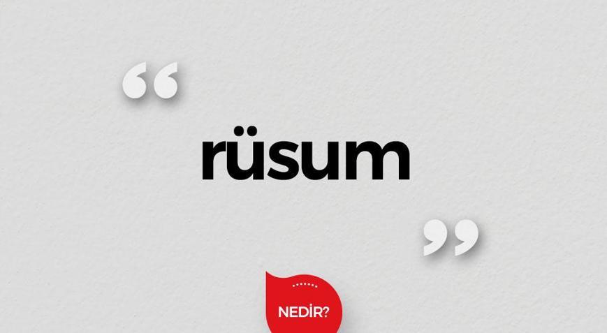 Rüsum Nedir? - Milliyet Emlak