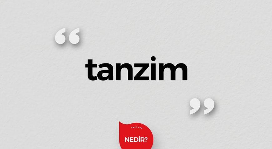 Tanzim Ne Demek? - Milliyet Emlak