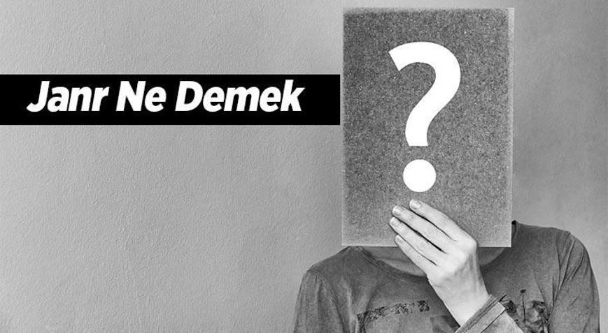 Janr Ne Demek, Tdk Sözlük Anlamı Nedir? Edebi Janr Nedir?