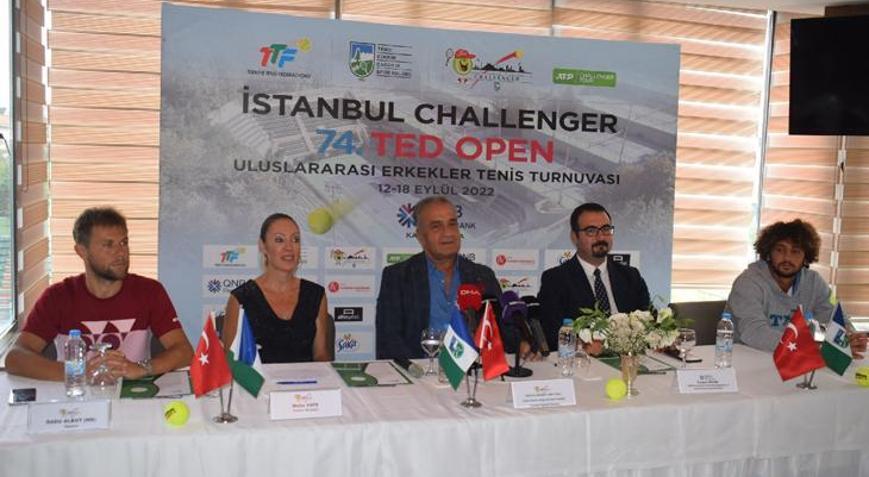 İstanbul Challenger TED Open Uluslararası Tenis Turnuvası'nın tanıtımı ...