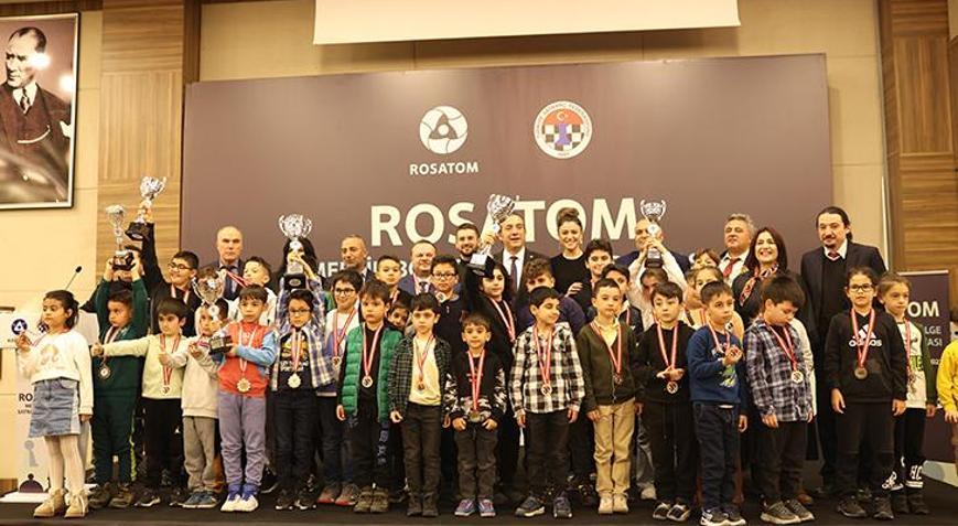 Rosatom Mersin Bölge Satranç Turnuvası'nda şampiyonlar belli oldu