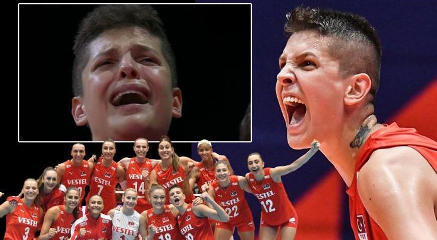 Ebrar Karakurt İstiklal Marşı'nda gözyaşlarını tutamadı! - Voleybol ...