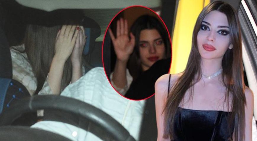 Derin Talu ile sevgilisinin panik anları! Biri yüzünü gizledi, diğeri ...