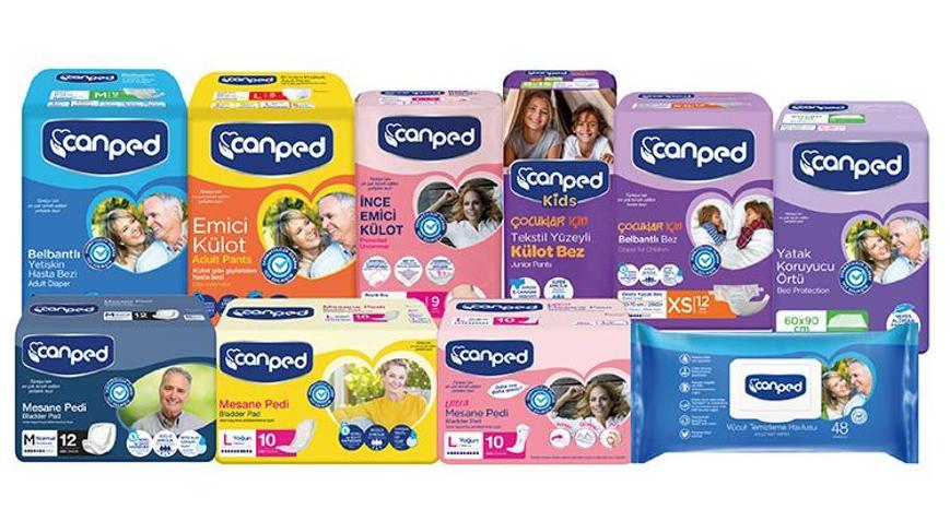 “En çok tercih edilen yetişkin bezi Canped”