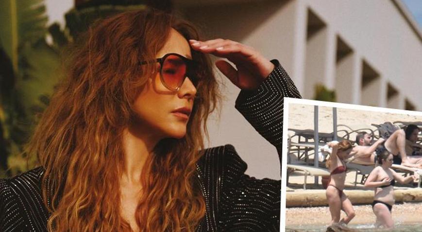 Burçin Terzioğlu Bodrum'da sezonu açtı! Bikinili halleri nefes kesti ...