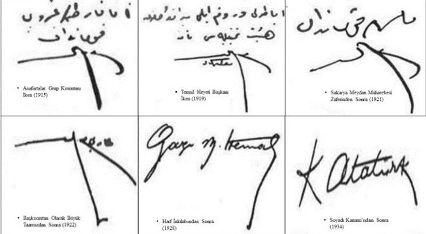 İşte Atatürk'ün orijinal imzası! MSB paylaştı - Haberler Milliyet