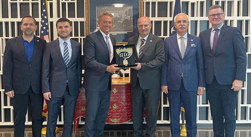 ATO Başkanı Baran, ABD Büyükelçisi Flake’i ziyaret etti - Son Haberler ...