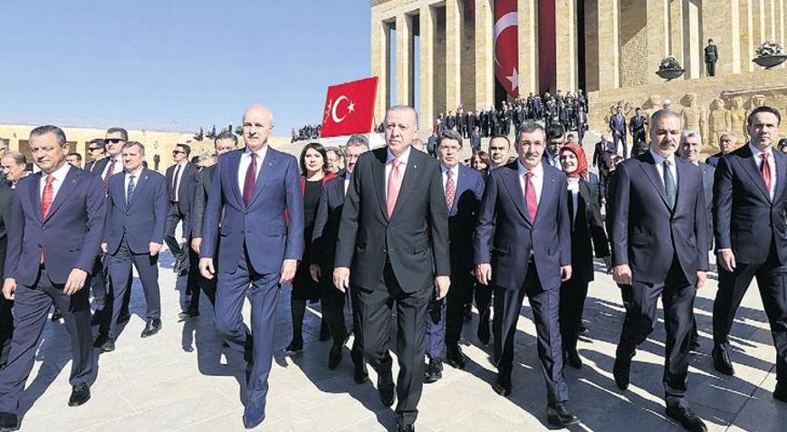 Devlet erkanı Anıtkabir’de - Haberler Milliyet