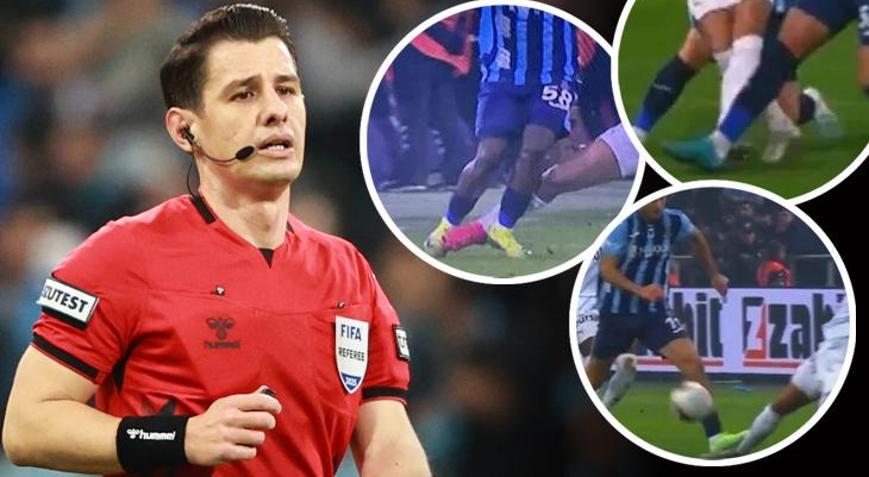 Adana Demirspor - Fenerbahçe maçında gol iptali ve kırmızı kart ...