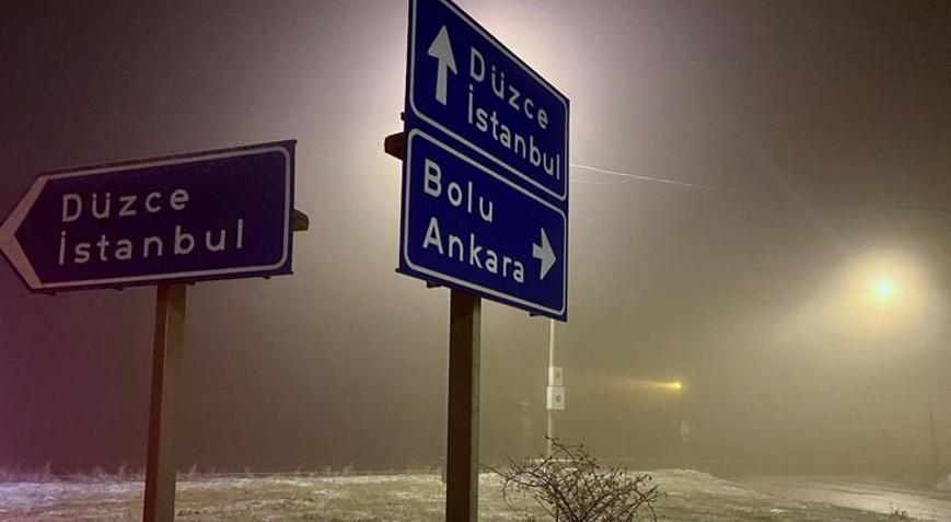 Bolu Dağı'nda kar yağışı başladı - Haberler Milliyet