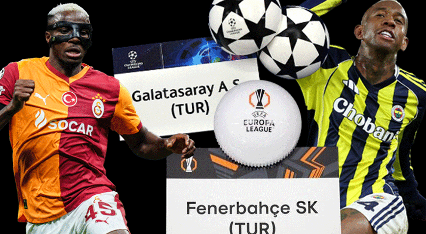 Şampiyonlar Ligi ve Avrupa Ligi için kura çekimi! Galatasaray'ın ve ...