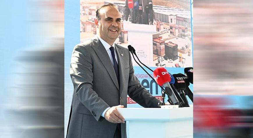 Bakan Kacır, Gaziantep'te temel atma törenine katıldı! 'Fabrika ...